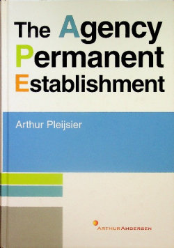 The Agency permanent establishment - | Książka w Empik