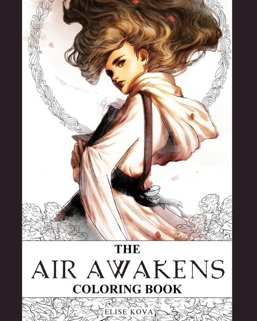 The Air Awakens Coloring Book - Elise Kova | Książka w Empik