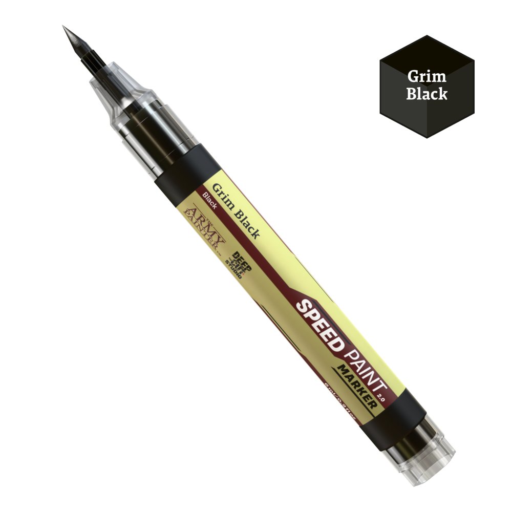 The Army Painter: Speedpaint 2.0 - Marker - Grim Black - The Army ...