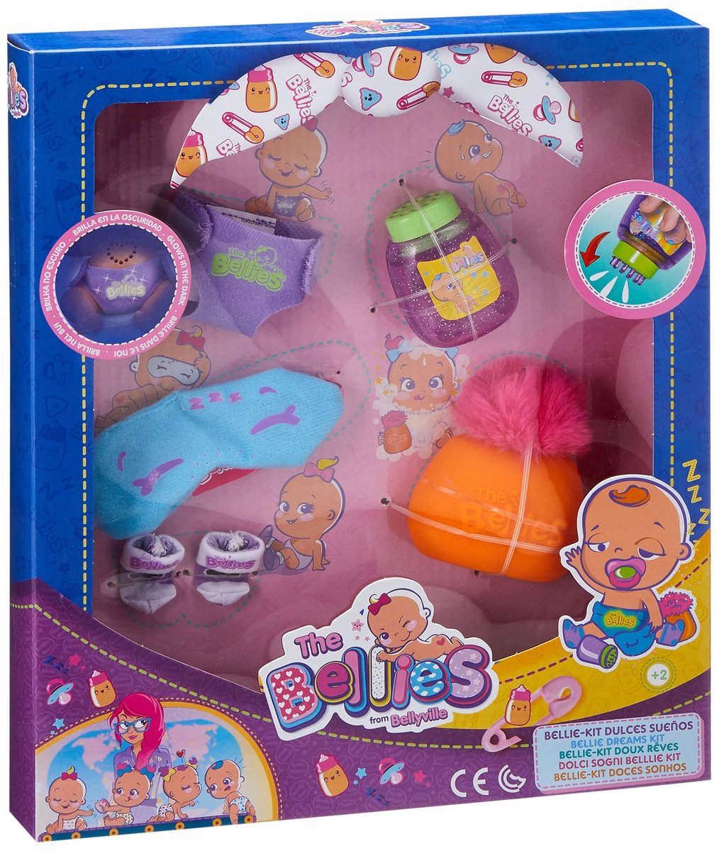 The Bellies Sweet Dreams Kit, akcesoria, polecany dla dzieci od 3 lat ...