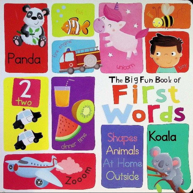 The big Fun Book First Words - Opracowanie zbiorowe | Książka w Empik