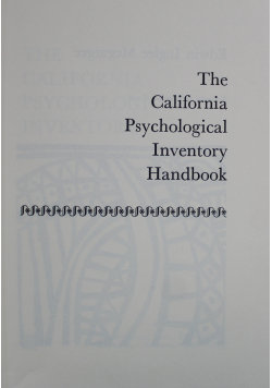 The California Psychological Inventory Handbook - | Książka w Empik