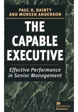 The capable executive - Macmillan | Książka w Empik