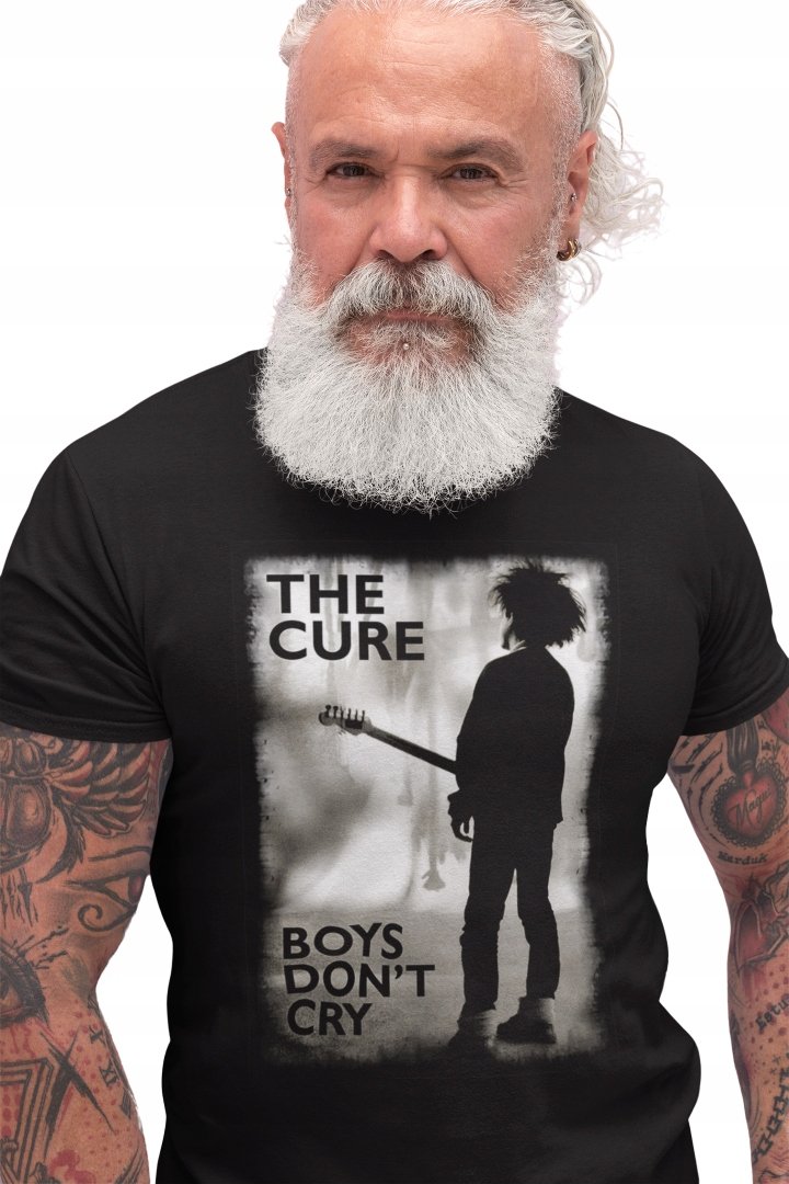 THE CURE ROBERT SMITH Boys Dont Cry T-Shirt Koszulka Męska goth punk ...