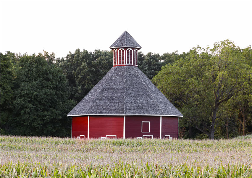 The Door Prairie Barn, Indiana., Carol Highsmith - plakat 59,4x42 cm ...
