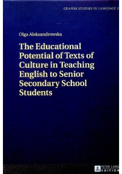 The educational potential of texts of culture in teaching English to ...