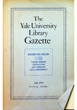 The Faber Birren Collection on color in the art library - Opracowanie ...