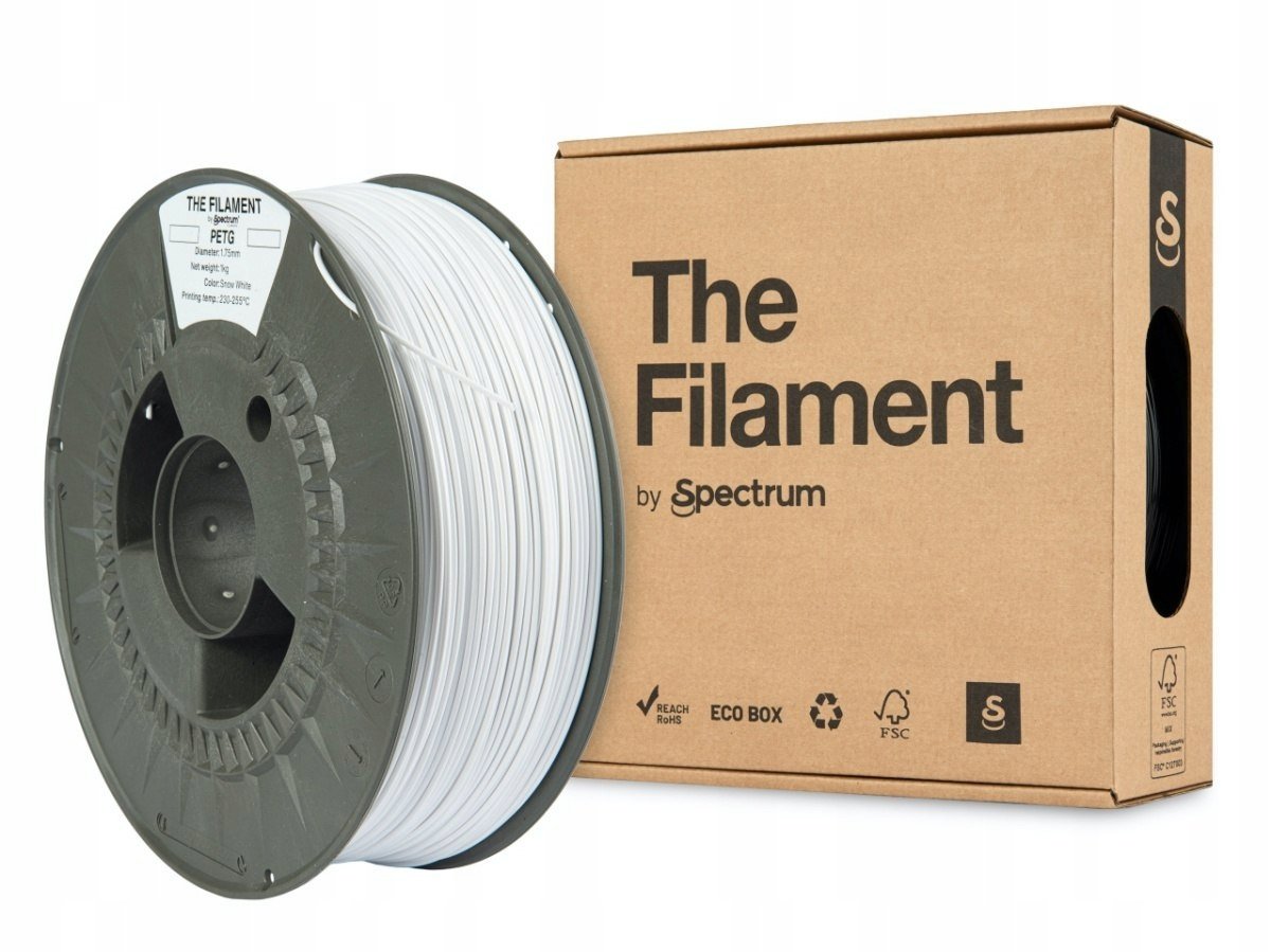 The Filament by Spectrum PETG 1kg 1,75mm Biały Snow White - Inna marka ...
