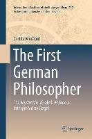 The First German Philosopher - Muratori Cecilia | Książka w Empik