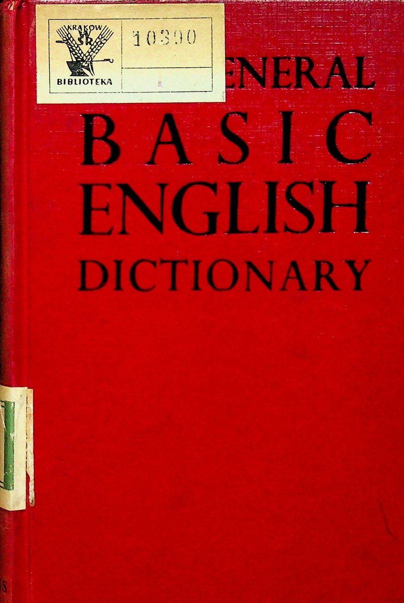 The General Basic English Dictionary - W opisie | Książka w Empik