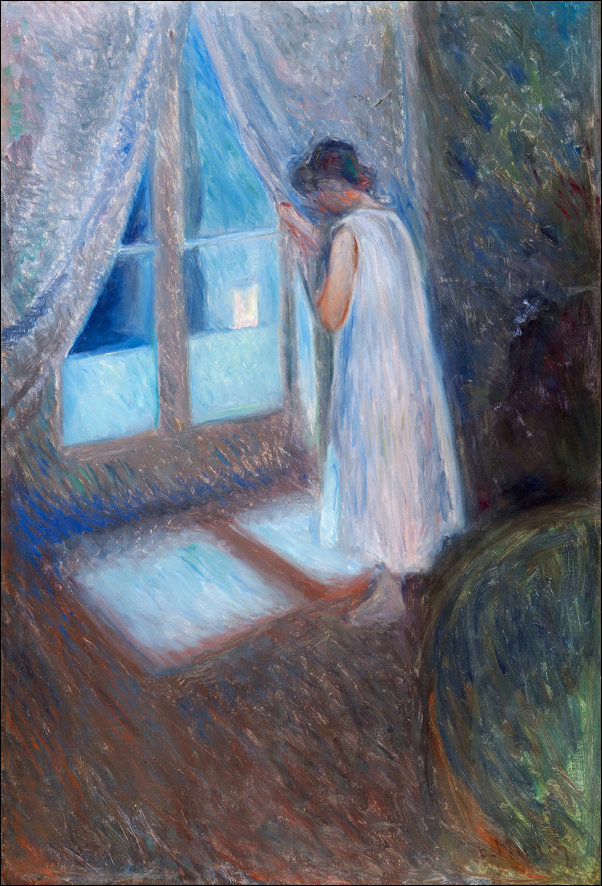 The Girl by the Window (1893), Edvard Munch - plak / AAALOE - Inna ...