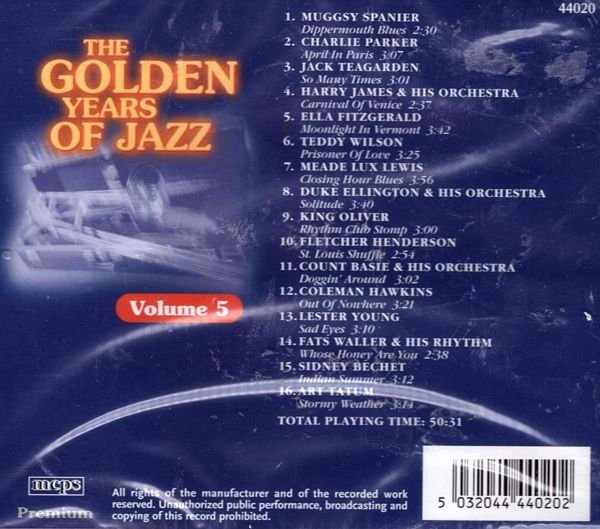 The Golden Years of Jazz - Vol. 5 - Various Artists | Muzyka Sklep EMPIK.COM