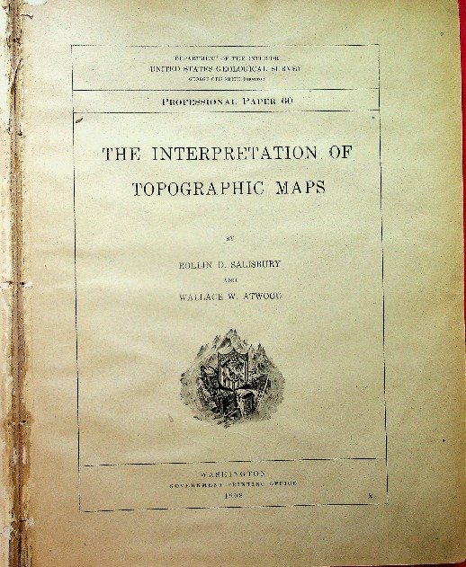 The interpretation of topographic maps 1908 r. - W opisie | Książka w Empik