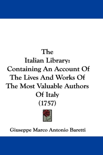 The Italian Library - Giuseppe Marco Antonio Baretti | Książka w Empik