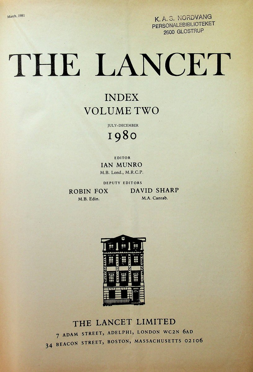 The Lancet Index Volume Two - W opisie | Książka w Empik