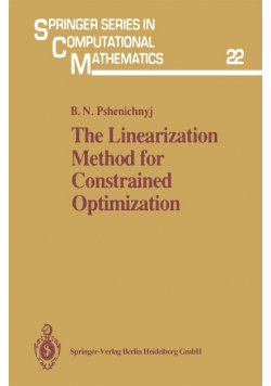 The Linearization Method for Constrained Optimization - | Książka w Empik