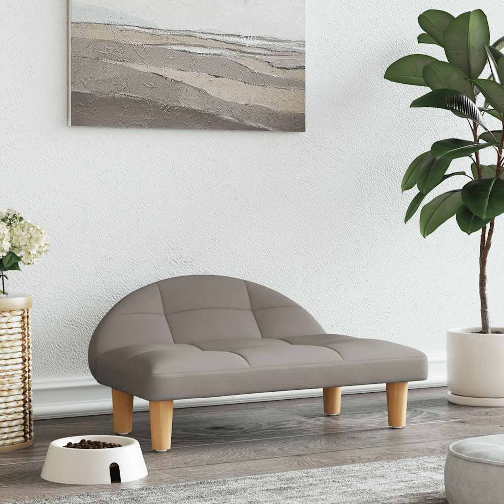 The Living Store Legowisko dla psa - taupe - 70x52x30 cm - obite ...