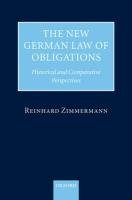 The New German Law of Obligations - Zimmermann Reinhard | Książka w Empik