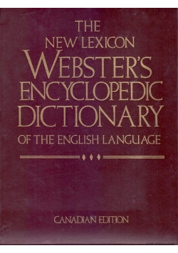 The New Lexicon Webster's Encyclopedic Dictionary of the English ...