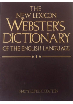 The New Lexicon Webster's Encyclopedic Dictionary of the English ...
