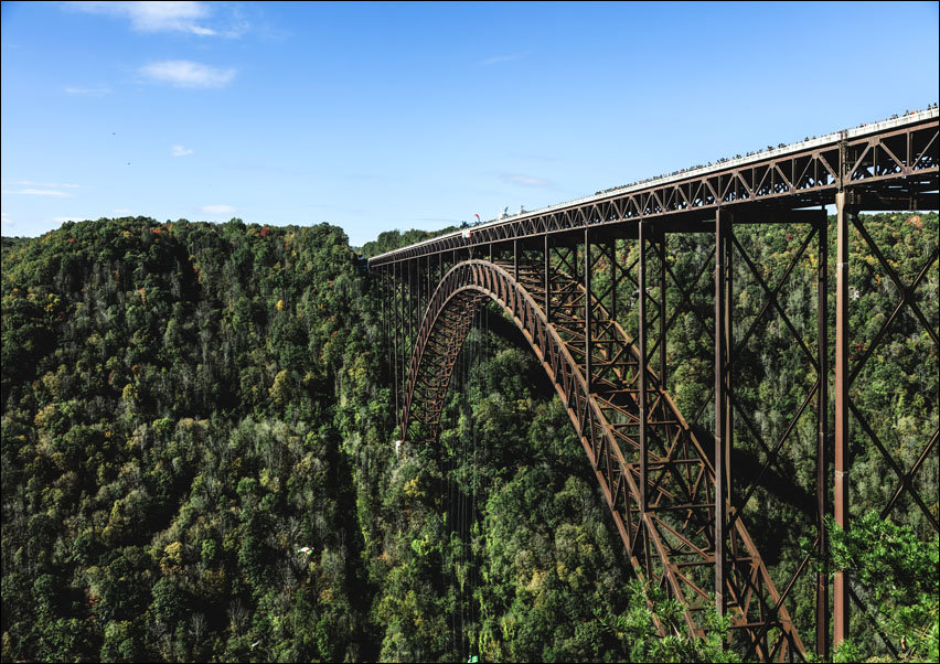 The New River Gorge Bridge, Carol Highsmith - plakat 50x40 cm - Galeria ...