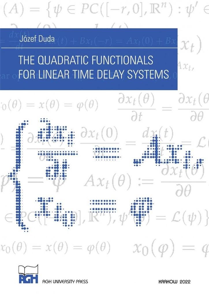 The Quadratic Functionals for Linear Time Delay... - Wydawnictwa AGH ...
