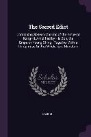 The Sacred Edict: Containing Sixteen Maxims of the Emperor Kang-Hi ...