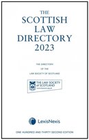 The Scottish Law Directory: The White Book 2023 - Lexisnexis Uk ...