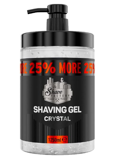 The Shave Factory, Crystal Shaving Gel - Żel do precyzyjnego golenia ...