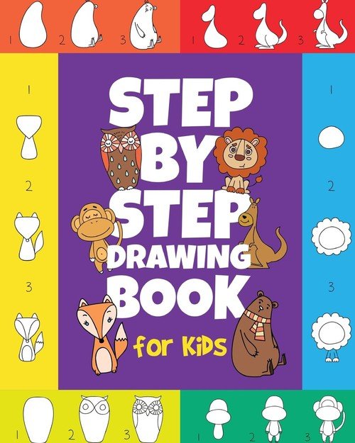 The Step-by-Step Drawing Book for Kids - Peanut Prodigy | Książka w Empik
