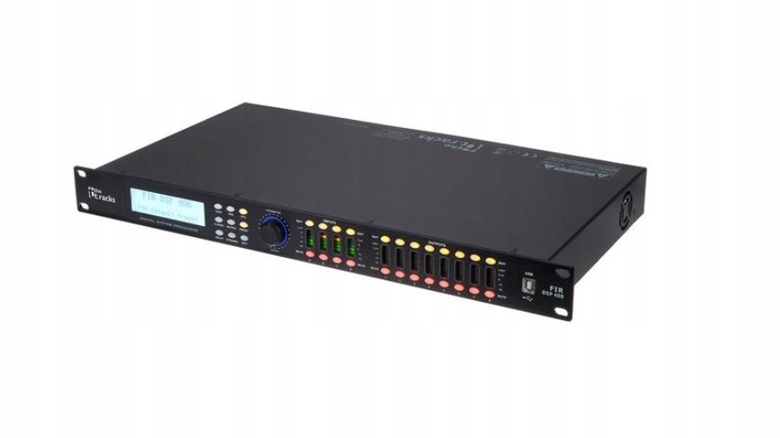 the t.racks DSP 408 Cyfrowy System Zarządzania Głośnikami z filtrem FIR ...