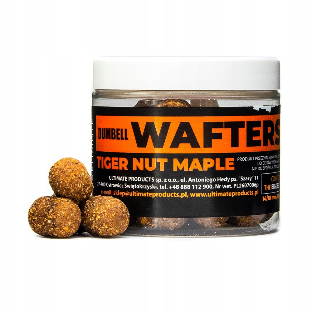 The Ultimate Tiger Nut Maple Dumbell Wafters 14/18mm - The Ultimate ...