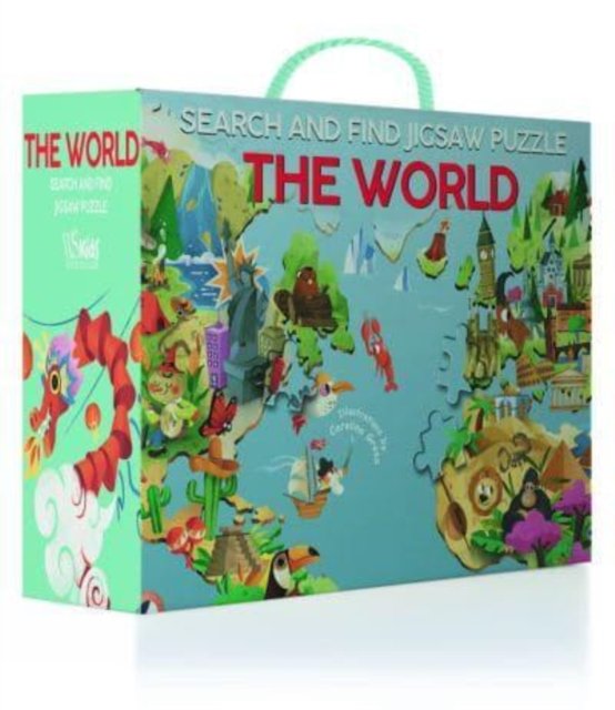 The World: Search and Find Jigsaw Puzzle - Green Caroline | Książka w Empik