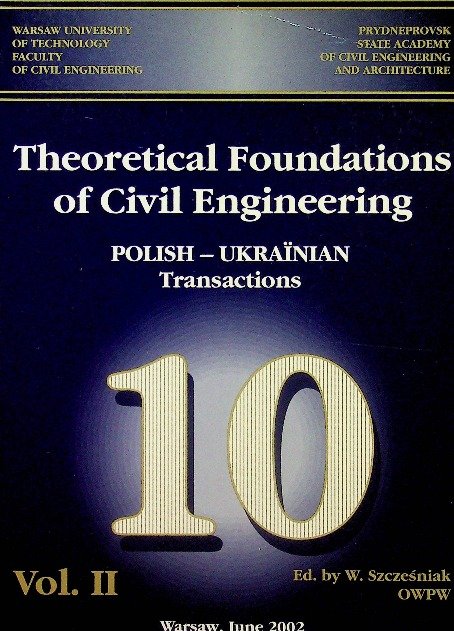 Theoretical foundations of civil engineering - W opisie | Książka w Empik