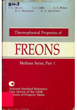 Thermophysical Properties of Freons: Methane Series Part 1 ...