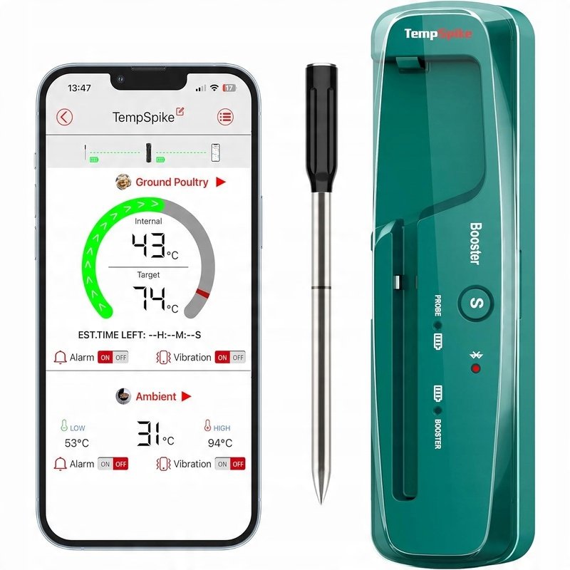 ThermoPro TP-961 TempSpike bezprzewodowy termometr Bluetooth 150m ...