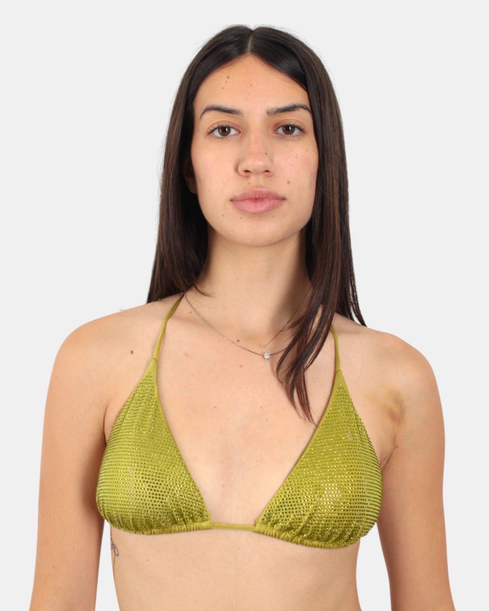 Thin Adjustable Triangle Bikini Top - Shiny Strass 54 - MC2 | Moda Sklep EMPIK.COM