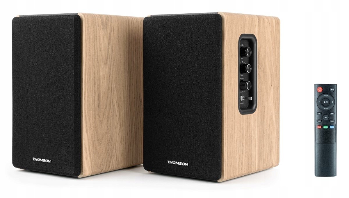 THOMSON WS902DUO Aktywne głośniki Hi-Fi z Bluetppth Moc 150W USB RCA ...