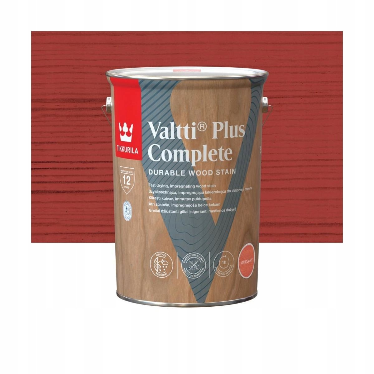 TIKKURILA VALTTI PLUS COMPLETE 5L MAHOGANY - Tikkurila | Sklep EMPIK.COM