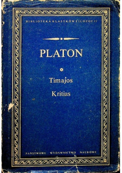 Timajos Kritias - Platon | Książka w Empik