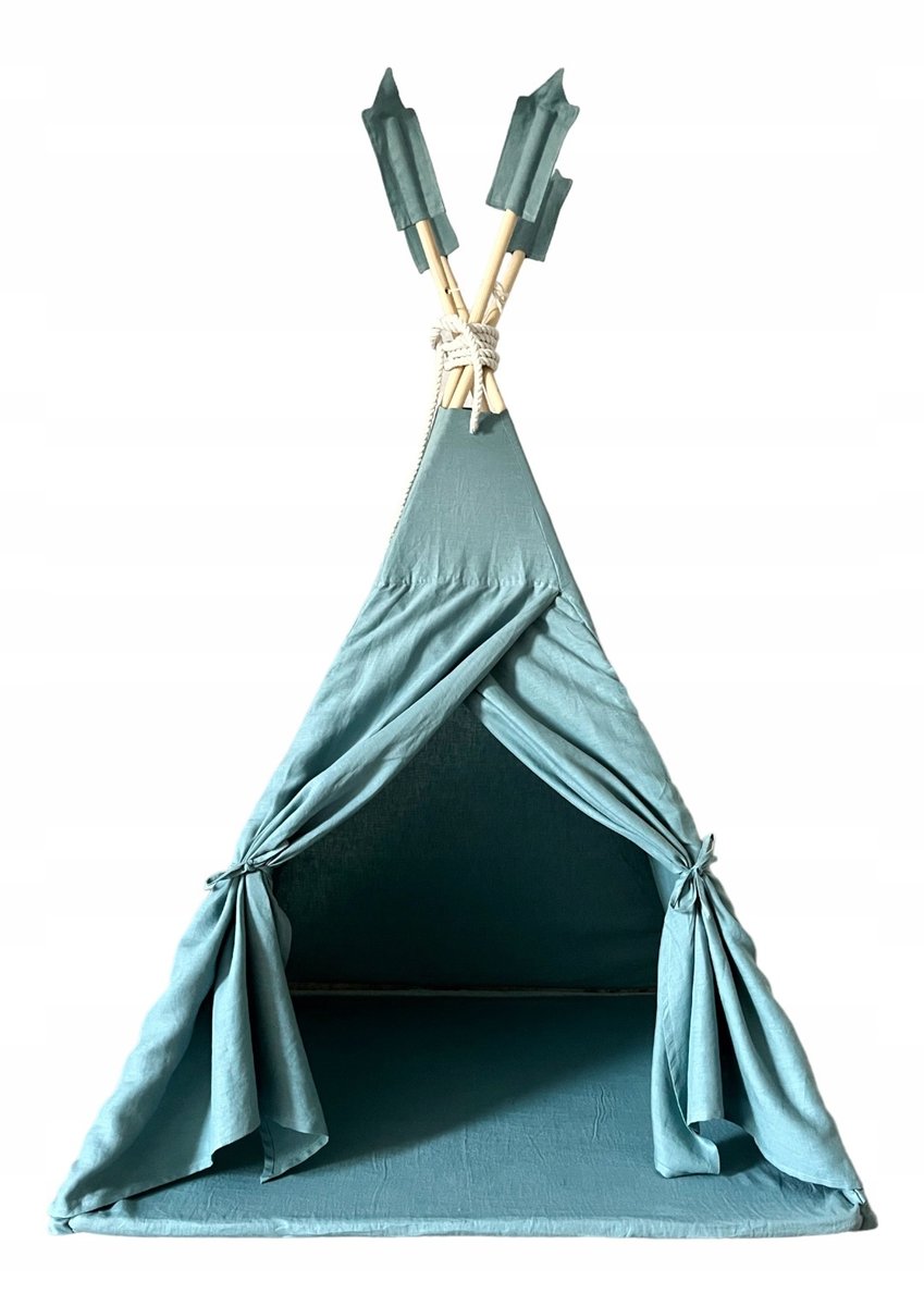 Tipi Teepee Wigwam Namiot LNIANY MONIO mięta - Monio for Kids | Sklep EMPIK.COM