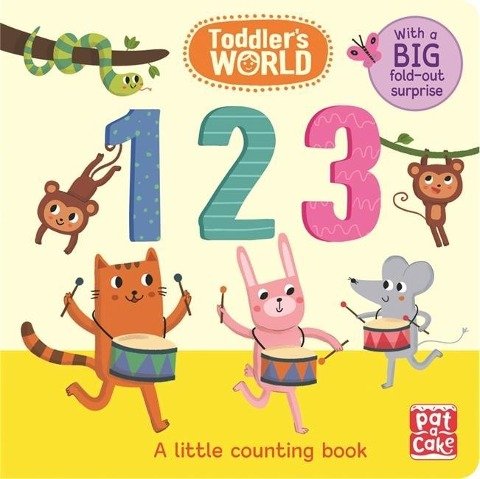 Toddlers World. 123. A little counting board book with a fold-out ...