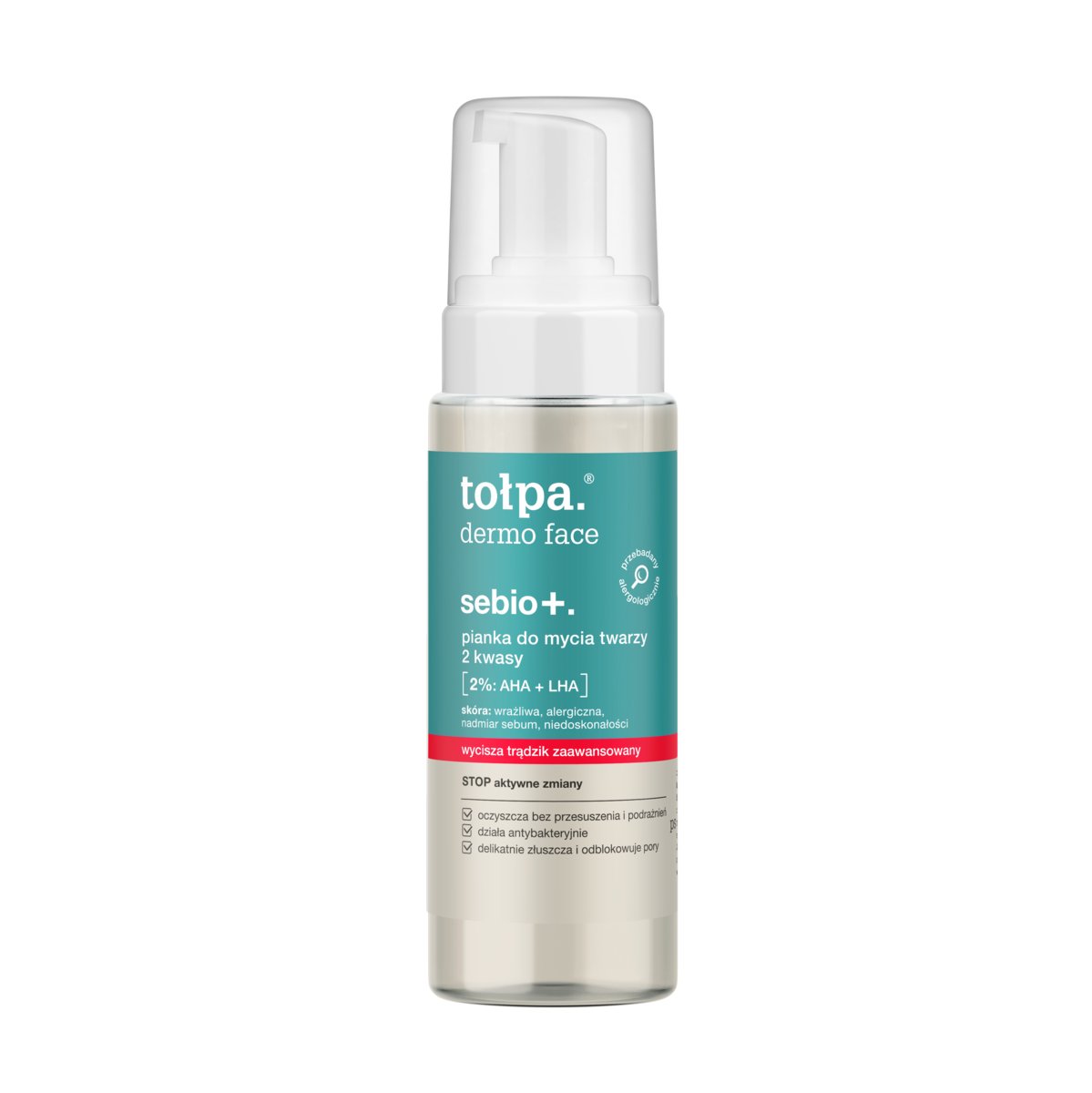 Tołpa, Dermo face sebio+, Pianka do mycia twarzy 2 kwasy, 150 ml ...