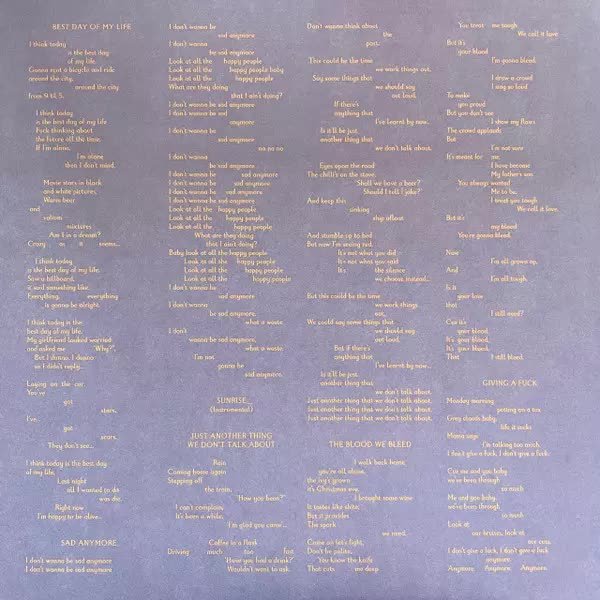 Tom Odell: Best Day of My Life Yellow Coloured Vinyl Limited Edition ...
