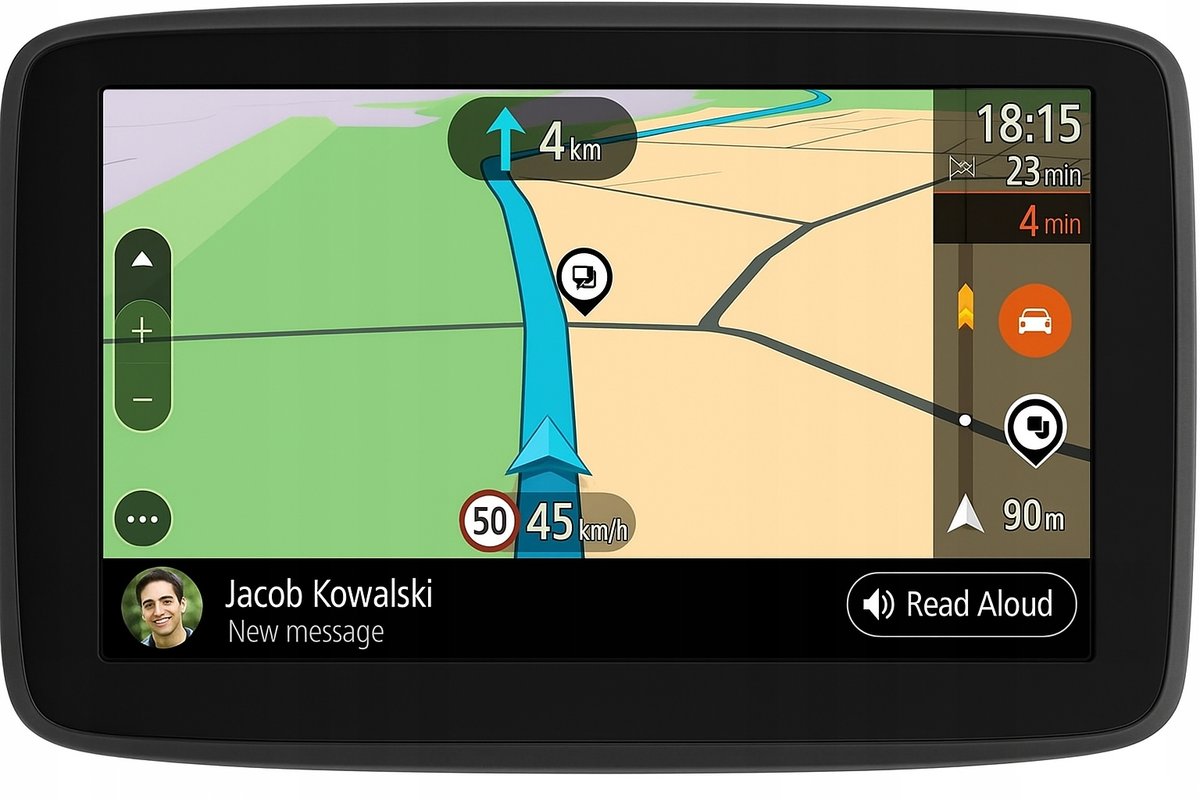 TomTom GO Basic 5 nawigacja samochodowa GPS ekran 5 cali, mapy Europy ...