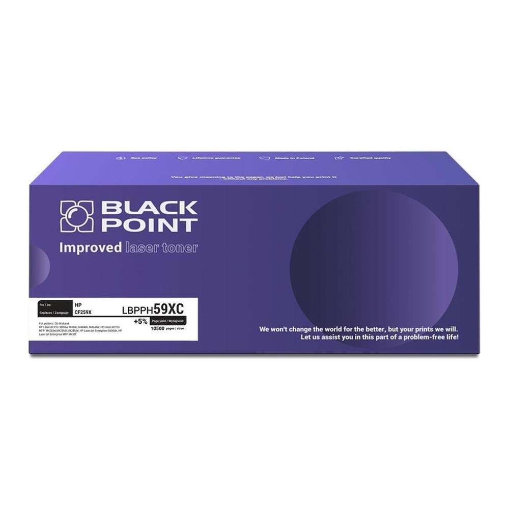Toner Black Point do HP (CF259X) Black 10500 str. z chipem - Black ...