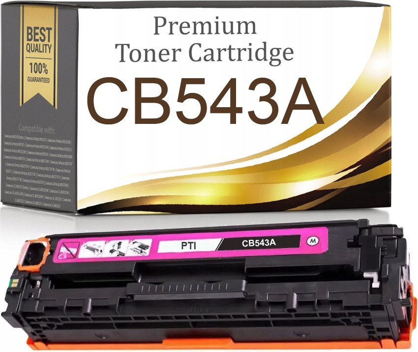 TONER XL DO DRUKARKI HP CM1312 CM1512 CP1518 CP1215 CP1515n CB543A 125A ...