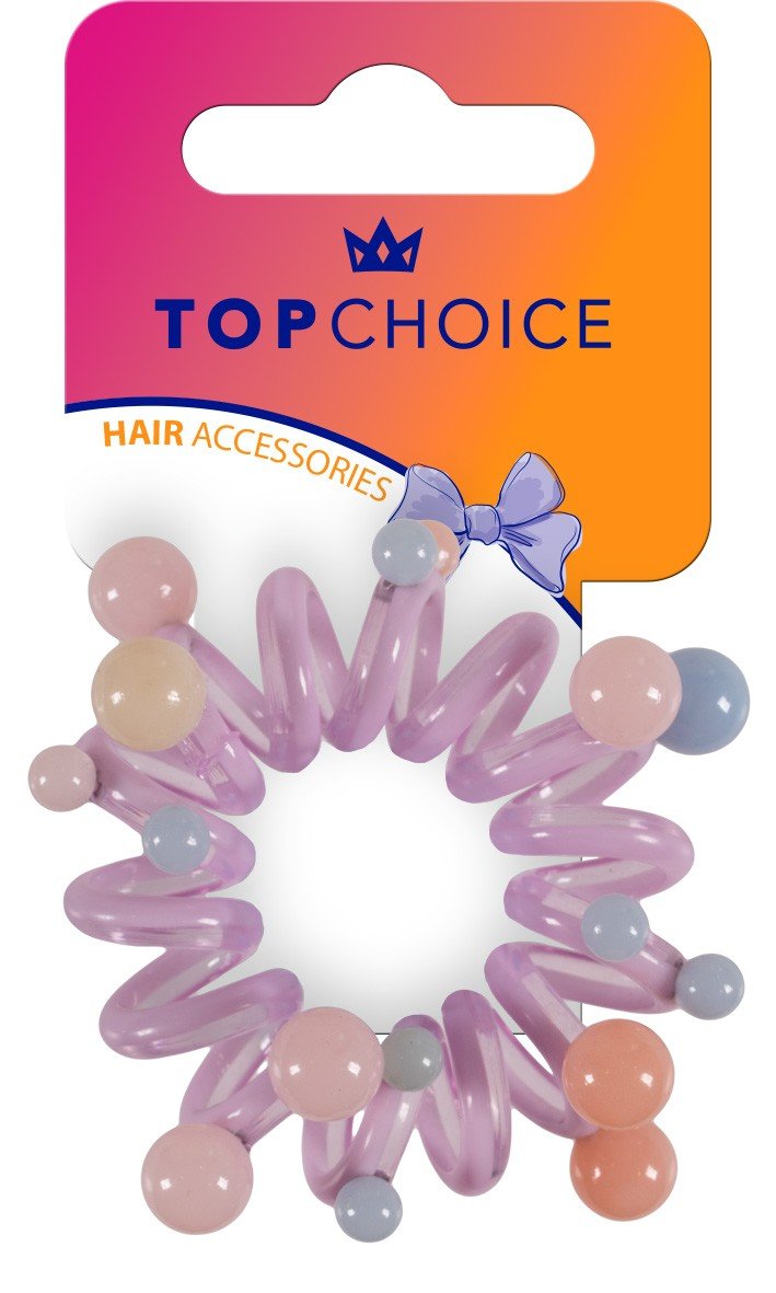Top Choice Gumka Do Włosów - Fioletowa (20179) | Sklep EMPIK.COM