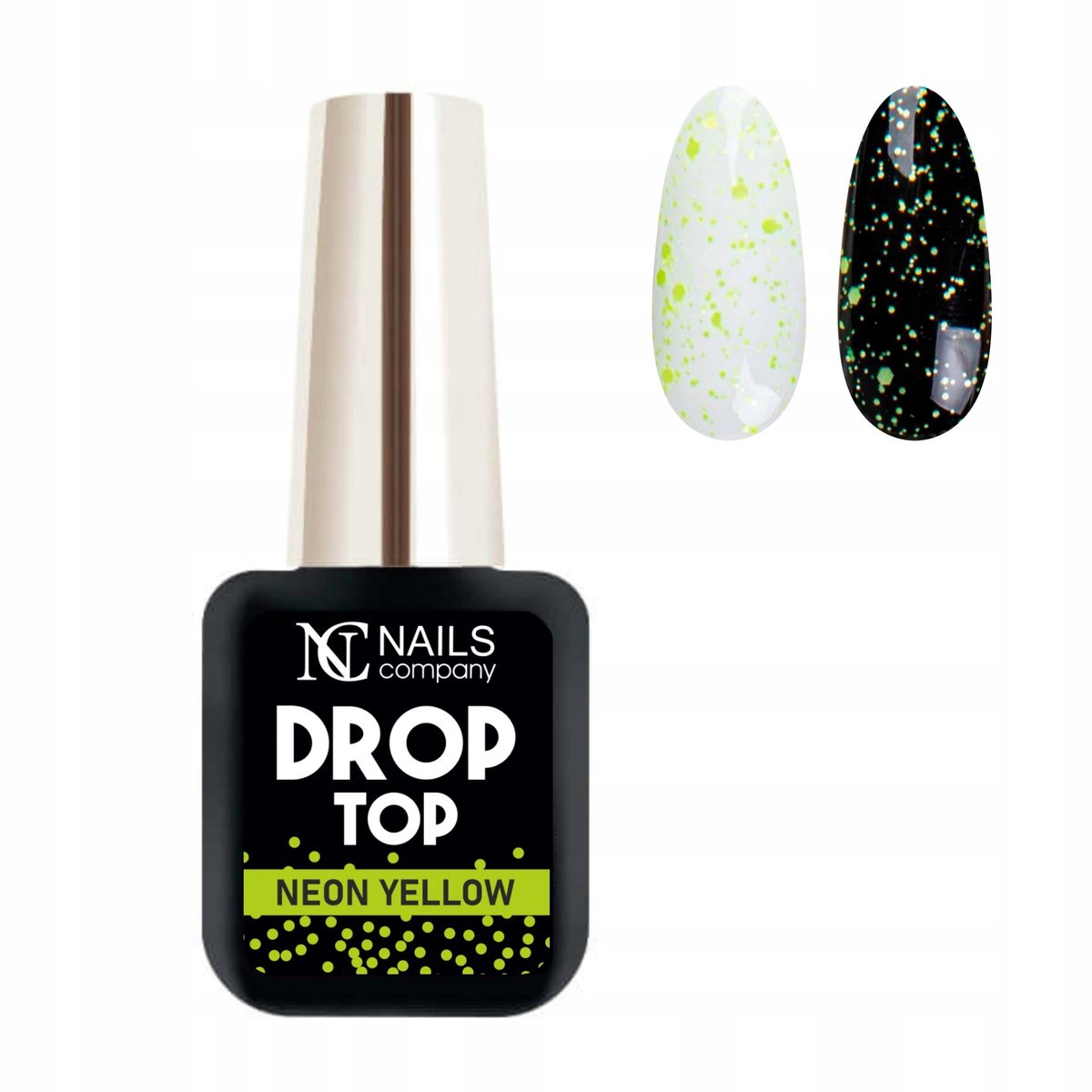 Top NC Nails Drop Top Neon Yellow 6ml | Sklep EMPIK.COM