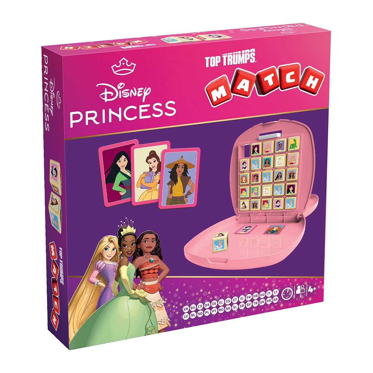 TOP TRUMPS Match Disney Princess, gra planszowa, Winning Moves ...